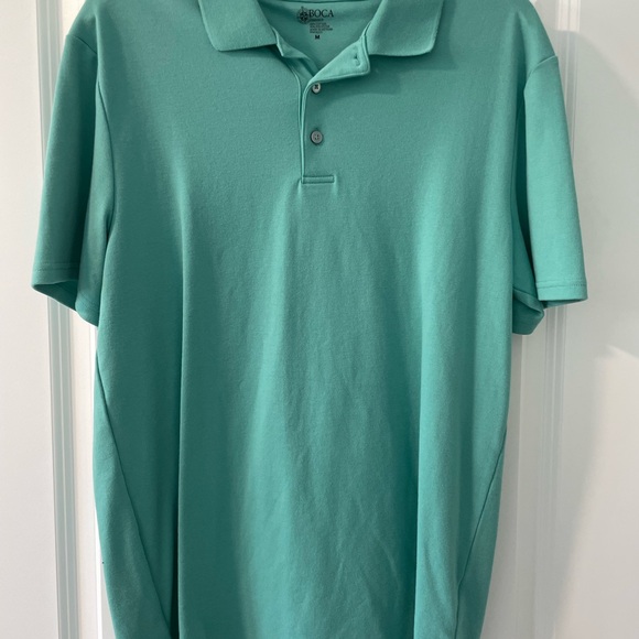 Shirts | Seafoam Green Polo Shirt With Classic Collar | Poshmark
